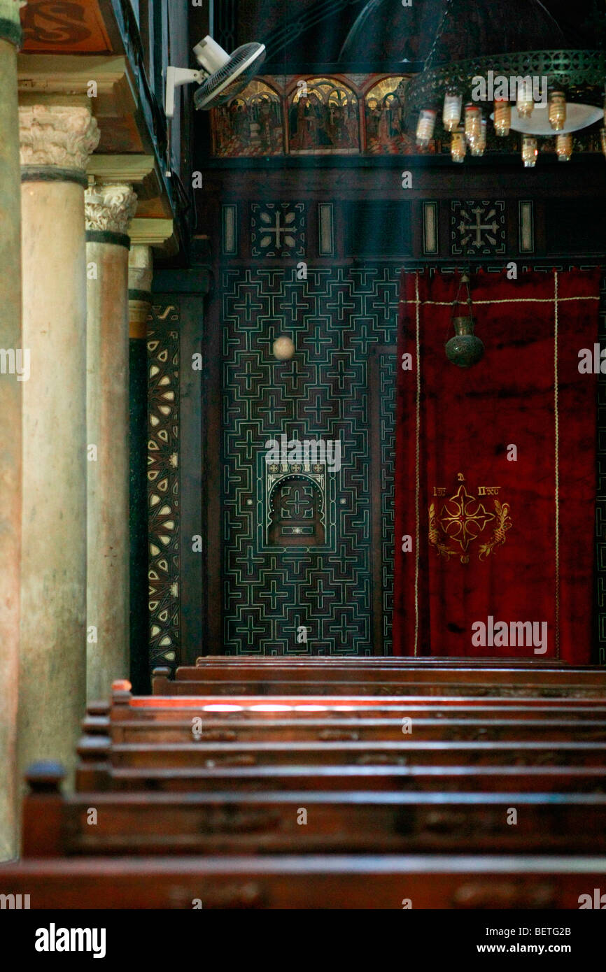 Coptic church cairo interior hi-res stock photography and images - Alamy