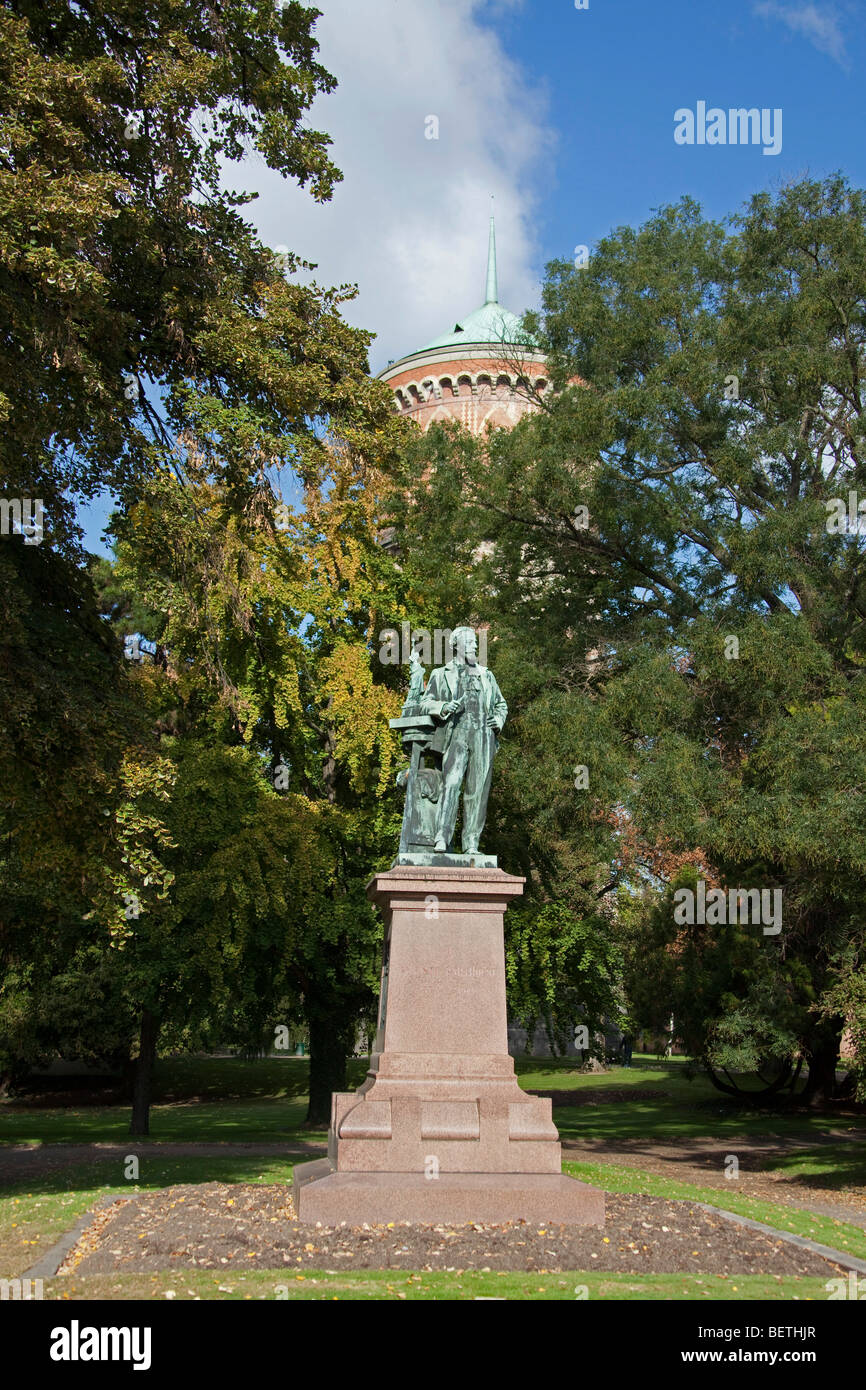 Statue of Frederic Auguste Bartholdi (1834-1904) french sculptor ...