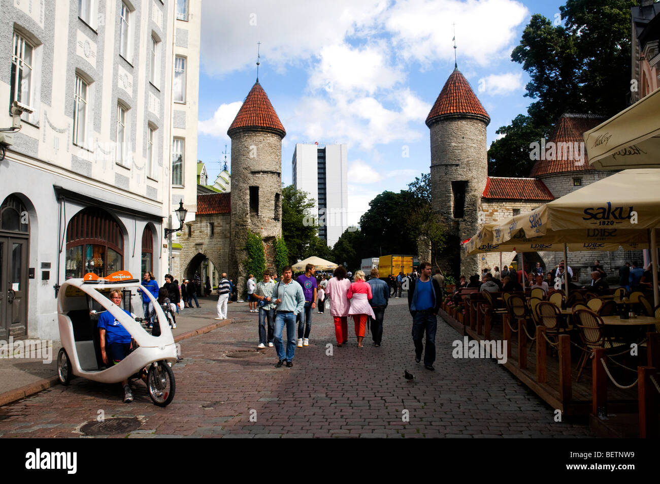 Tallinn fortified city wall hi-res stock photography and images - Alamy