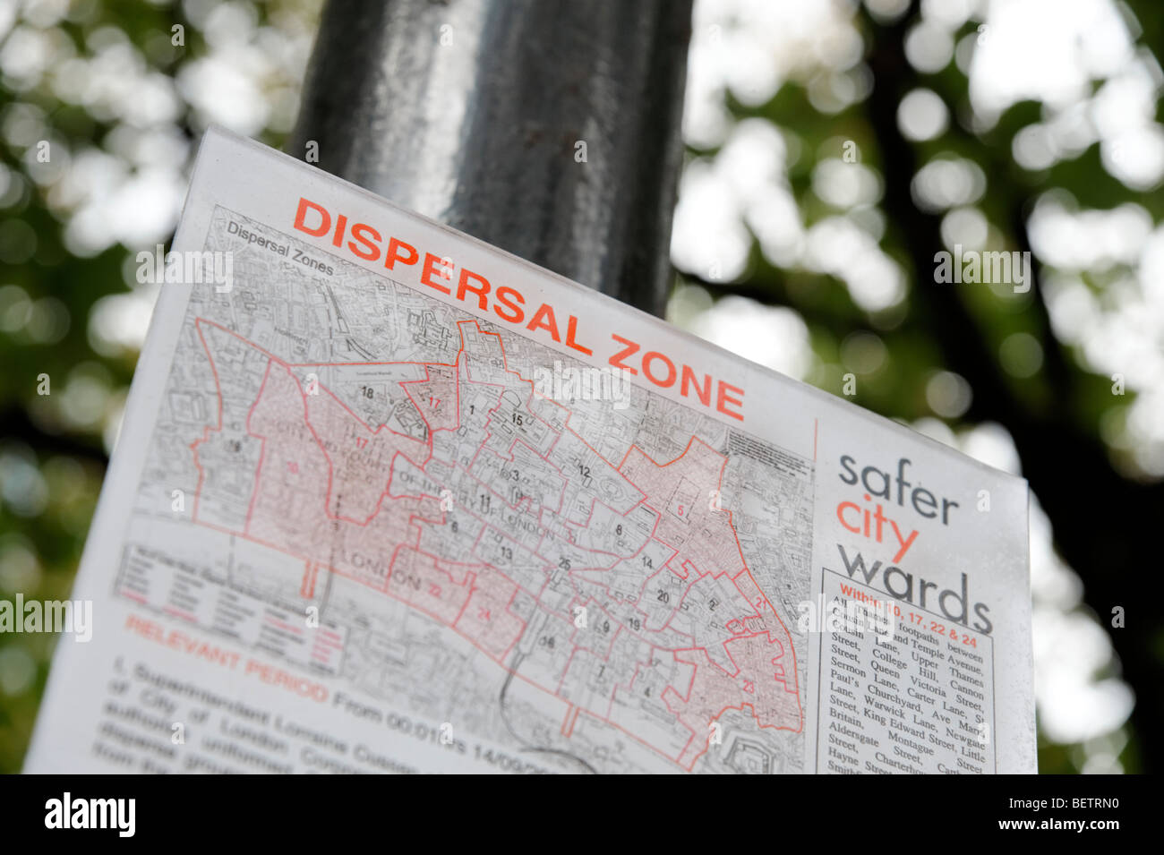 Dispersal order uk hi-res stock photography and images - Alamy