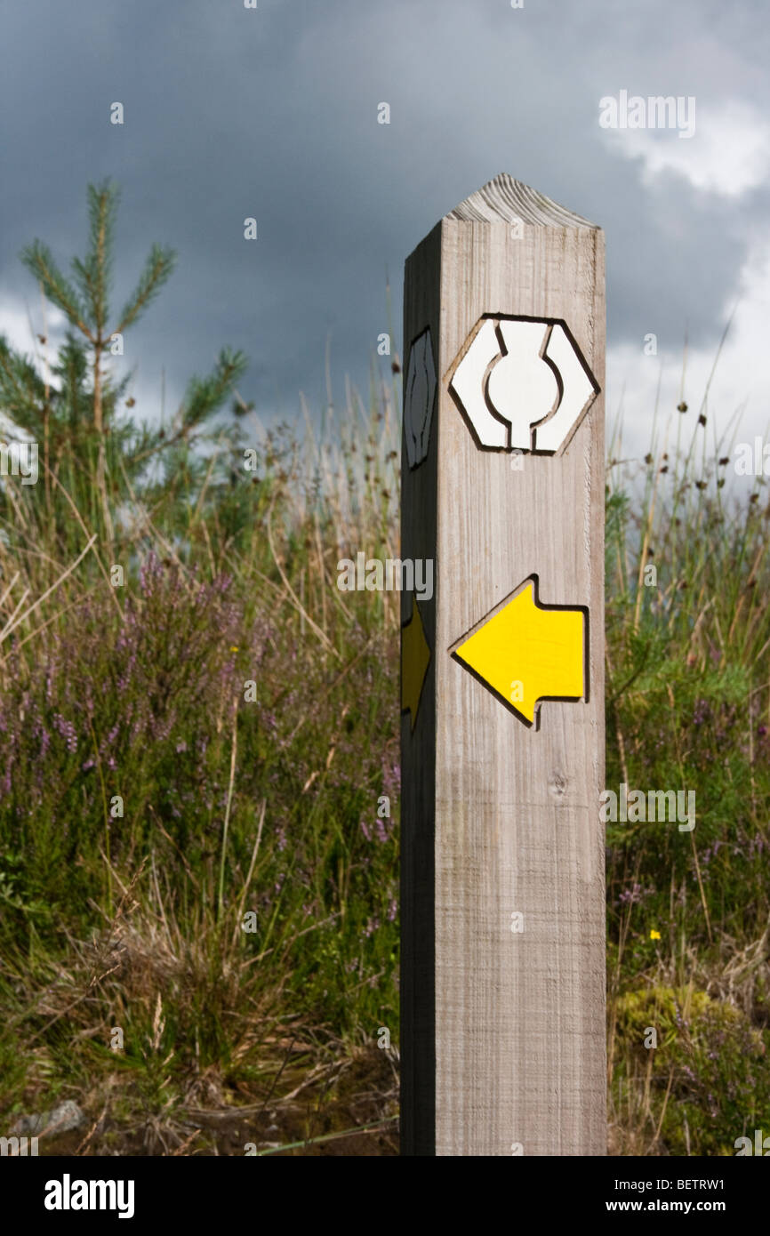 Southern Upland Way Sign Stock Photo - Alamy