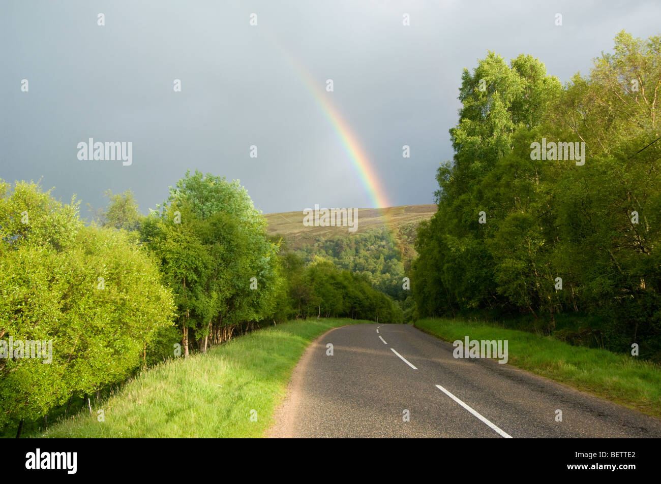 Rainbow road hi-res stock photography and images - Alamy
