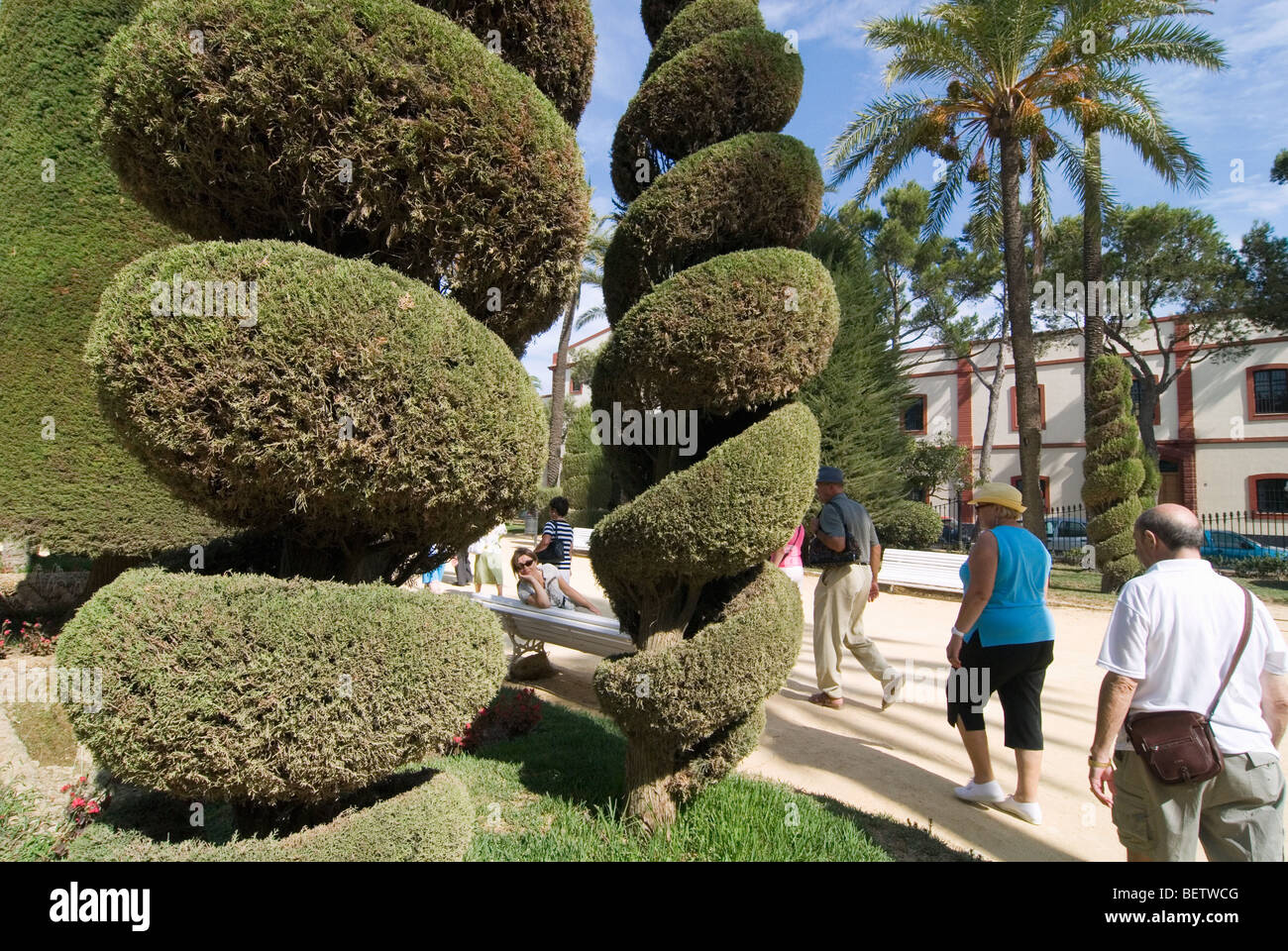 Parque Genoves In Cadiz Stock Photos & Parque Genoves In Cadiz Stock ...
