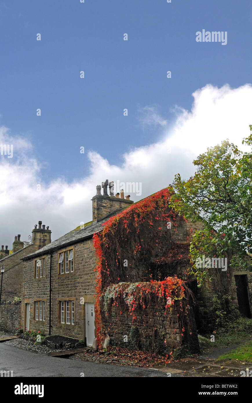 Stunning country house with historic wall hi-res stock photography and ...