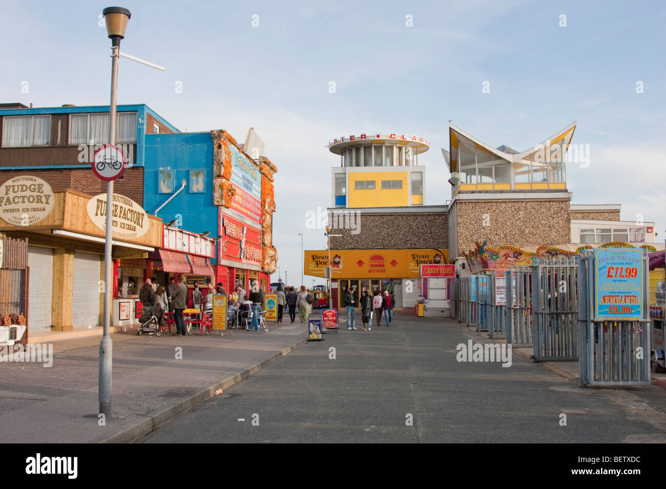Clarence Pier amusement arcade, Southsea, England UK Stock Photo - Alamy