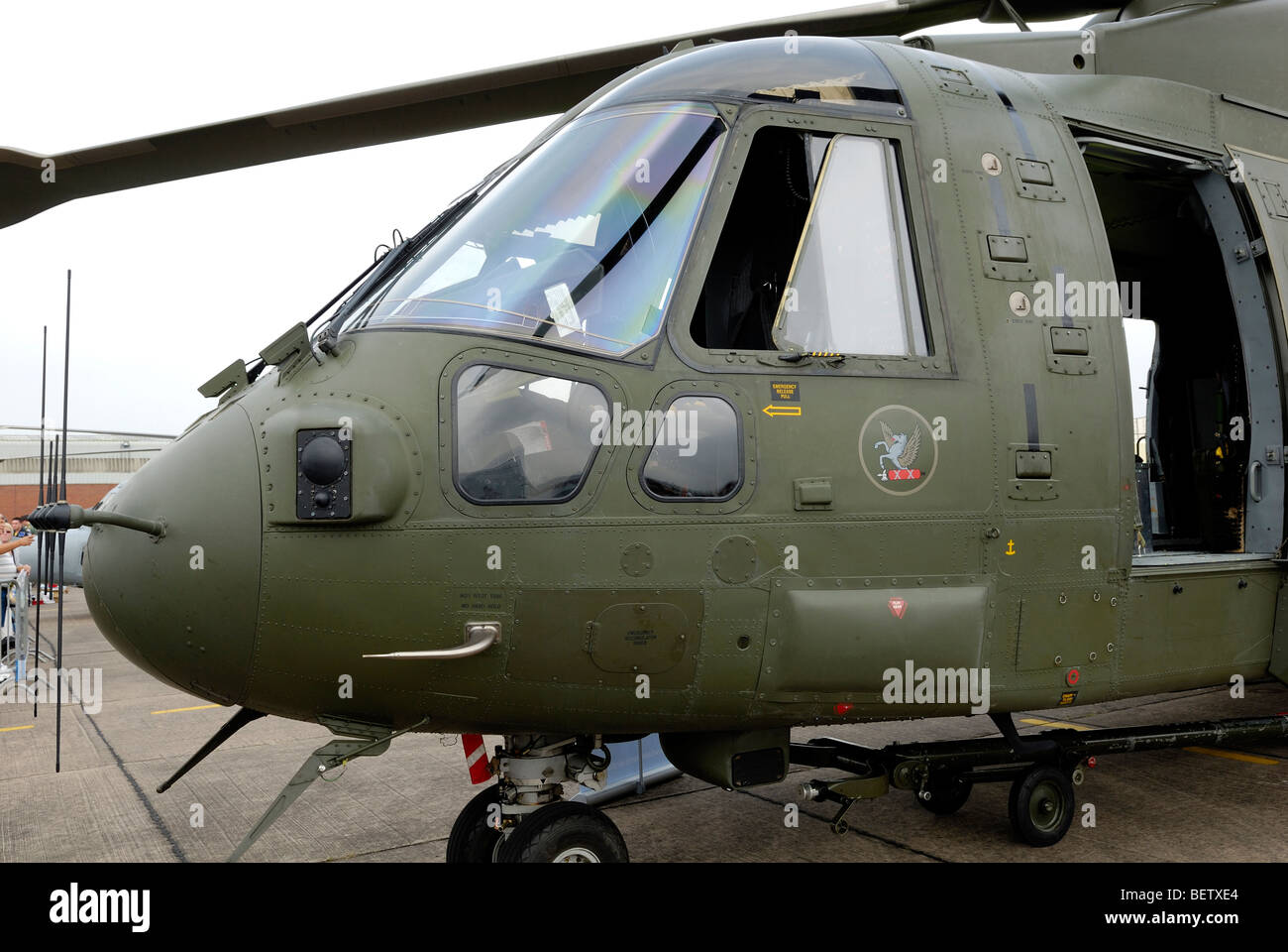 RAF Augusta Westland Merlin Helicopter Stock Photo - Alamy