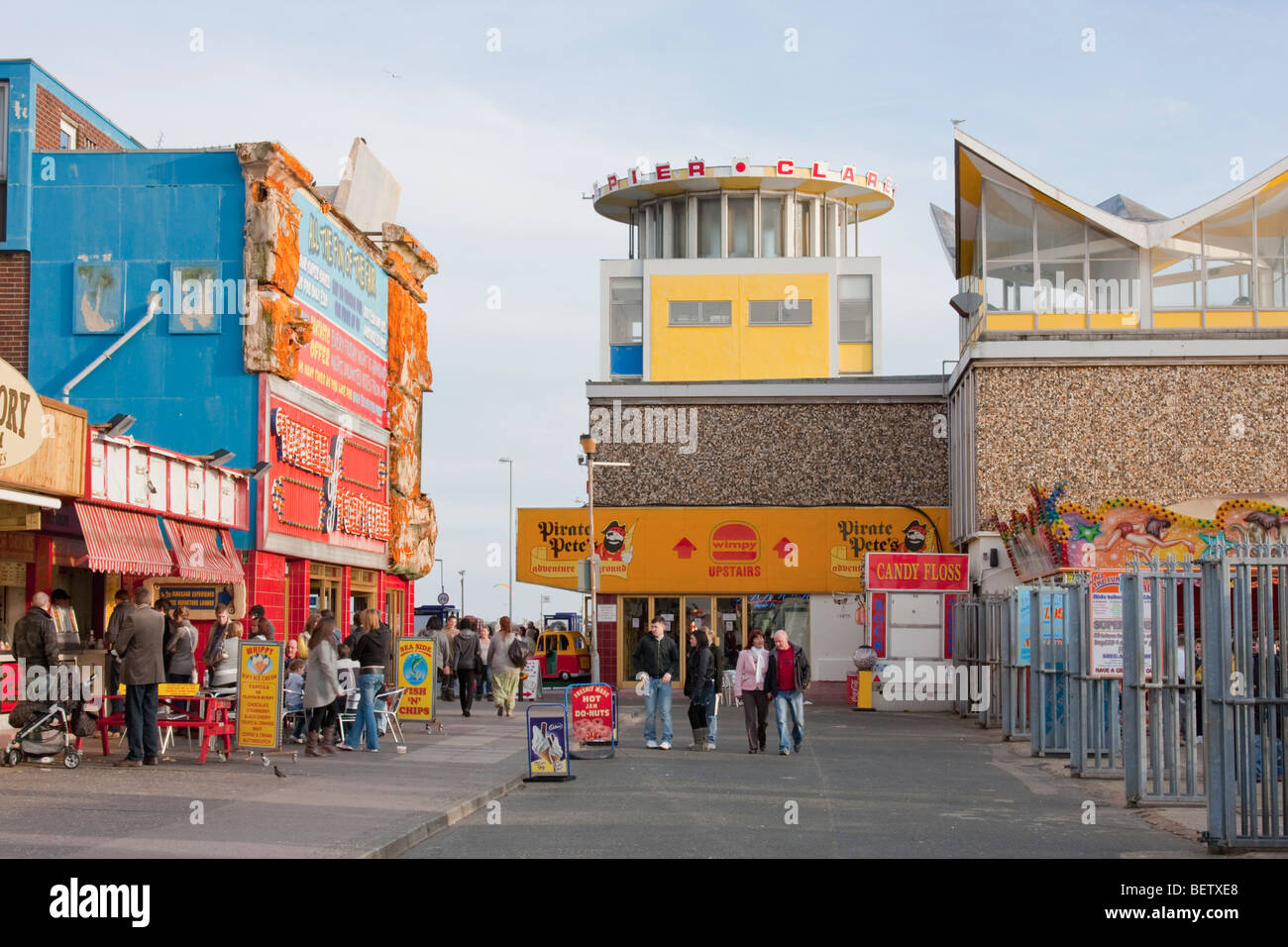 Clarence Pier amusement arcade, Southsea, England UK Stock Photo - Alamy