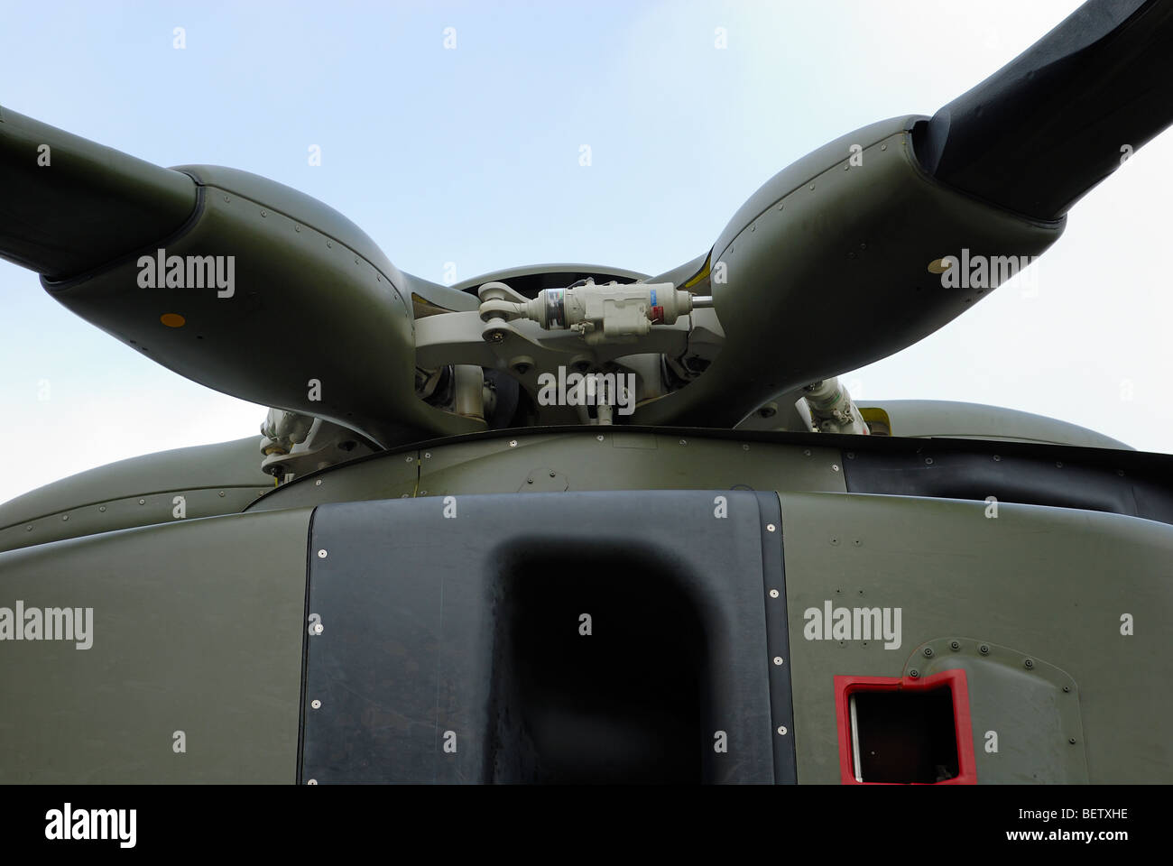 RAF Augusta Westland Merlin Helicopter Stock Photo - Alamy