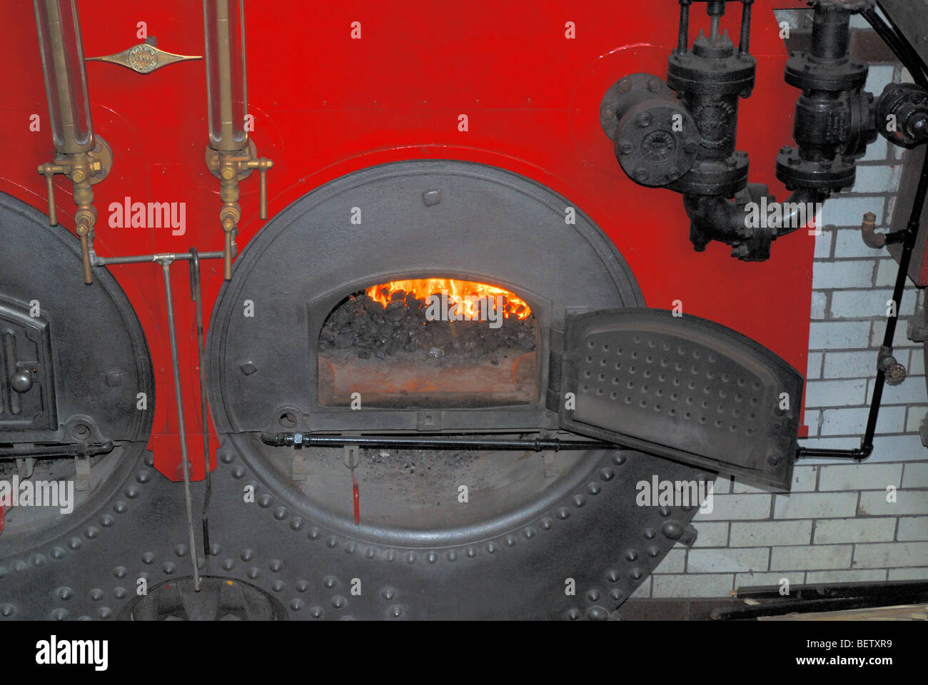The boilers of the steam engine powers the looms of the Queen Street ...