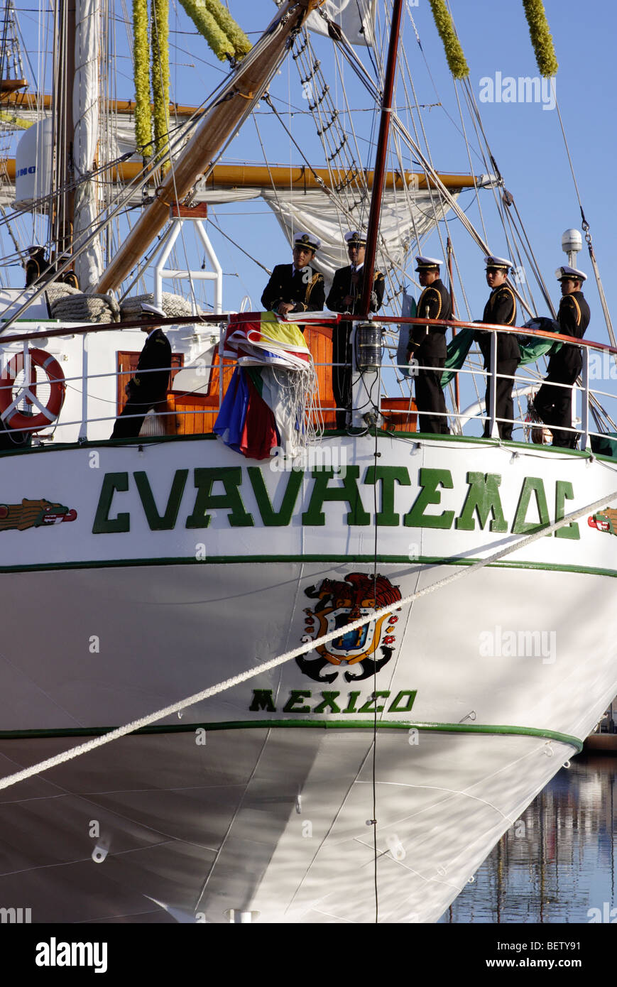 The mexican sailing ship Cuauhtémoc Stock Photo - Alamy