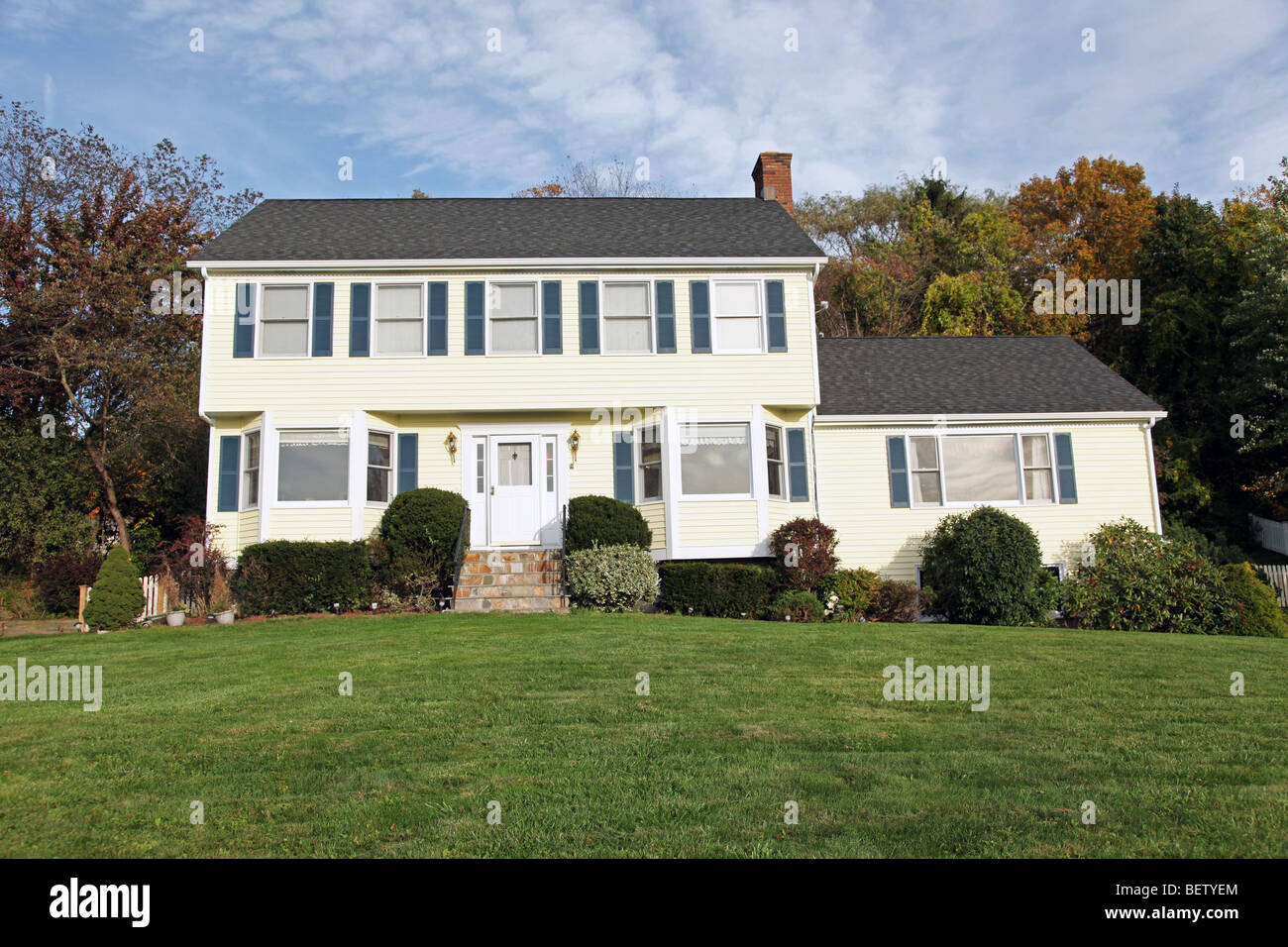 Yellow Colonial House Inside The Yellow House Maine Memory Network