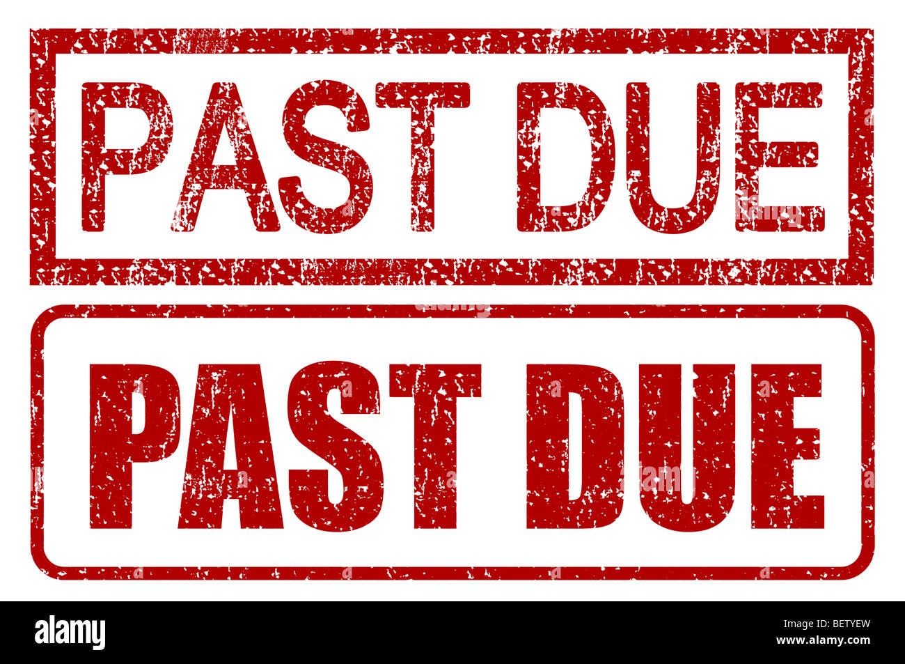 Past due stamp hi-res stock photography and images - Alamy