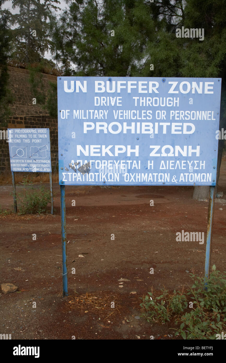 United nations buffer zone cyprus hi-res stock photography and images ...