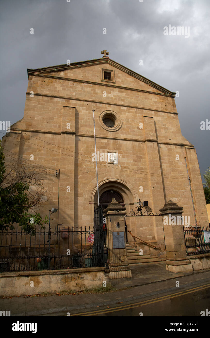 holy cross catholic church in the old town of nicosia lefkosia republic ...