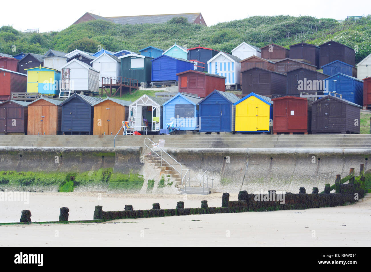 English beach in winter Stock Photo - Alamy