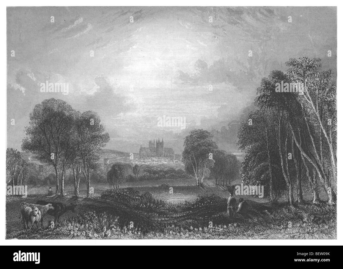 Exeter view Black and White Stock Photos & Images - Alamy