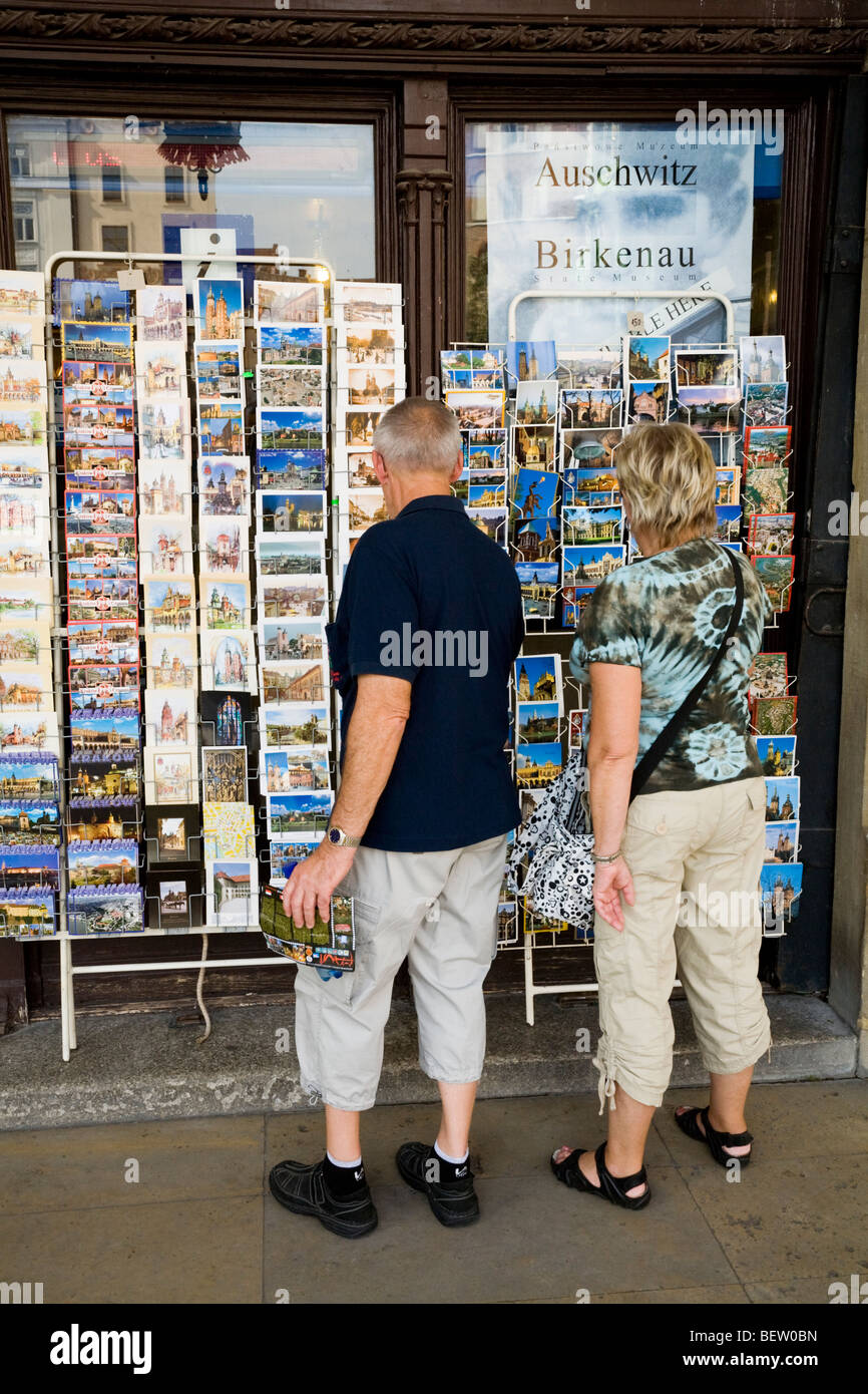 Gift shop selling post cards, excursions, & souvenirs, with tourists ...
