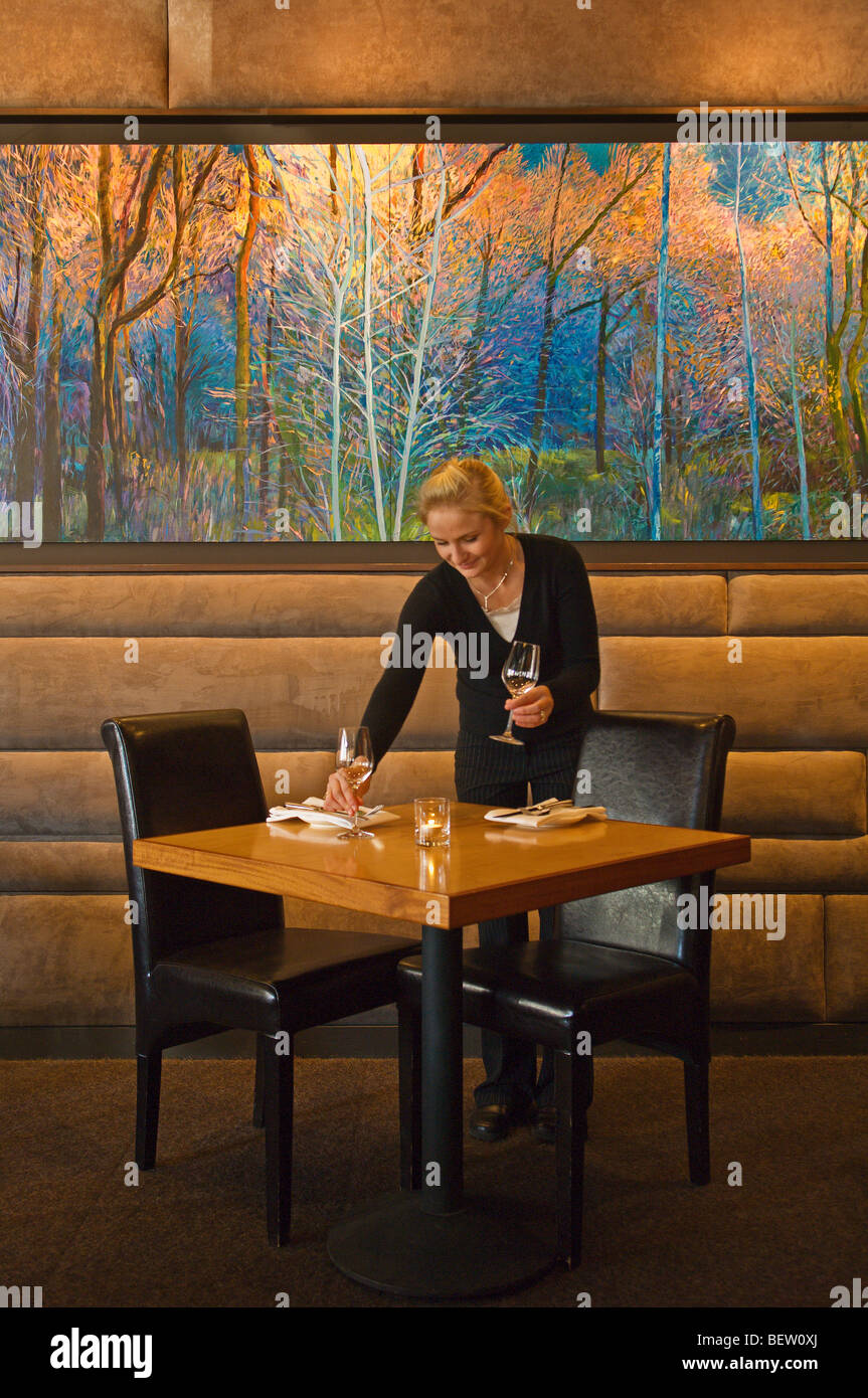 Hostess restaurant table hi-res stock photography and images - Alamy