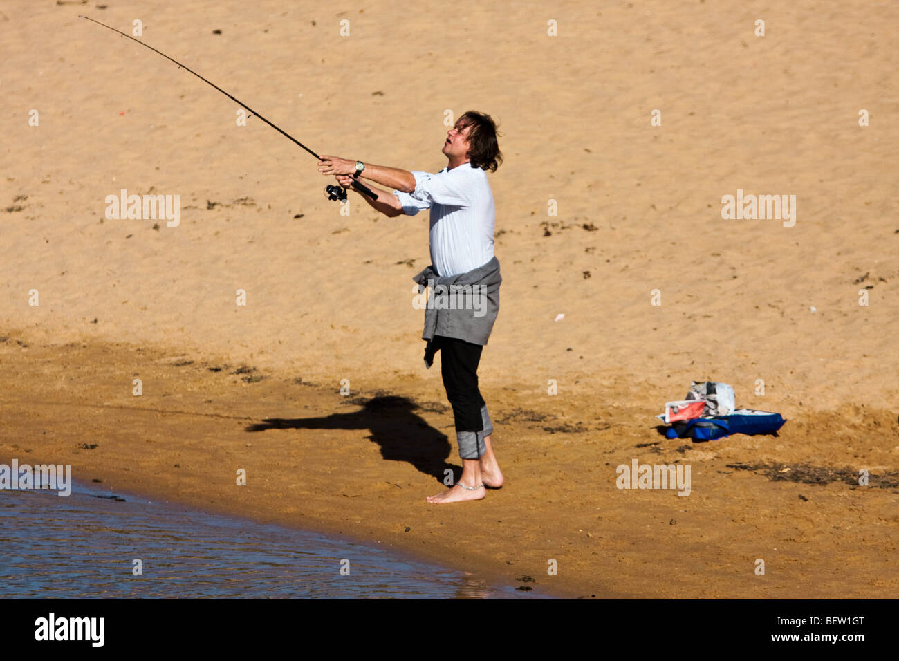 Rod cast hi-res stock photography and images - Alamy