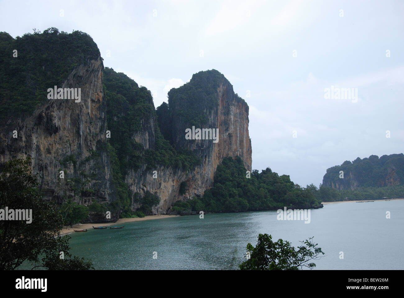 Tonsai Cliff and Beach Stock Photo - Alamy