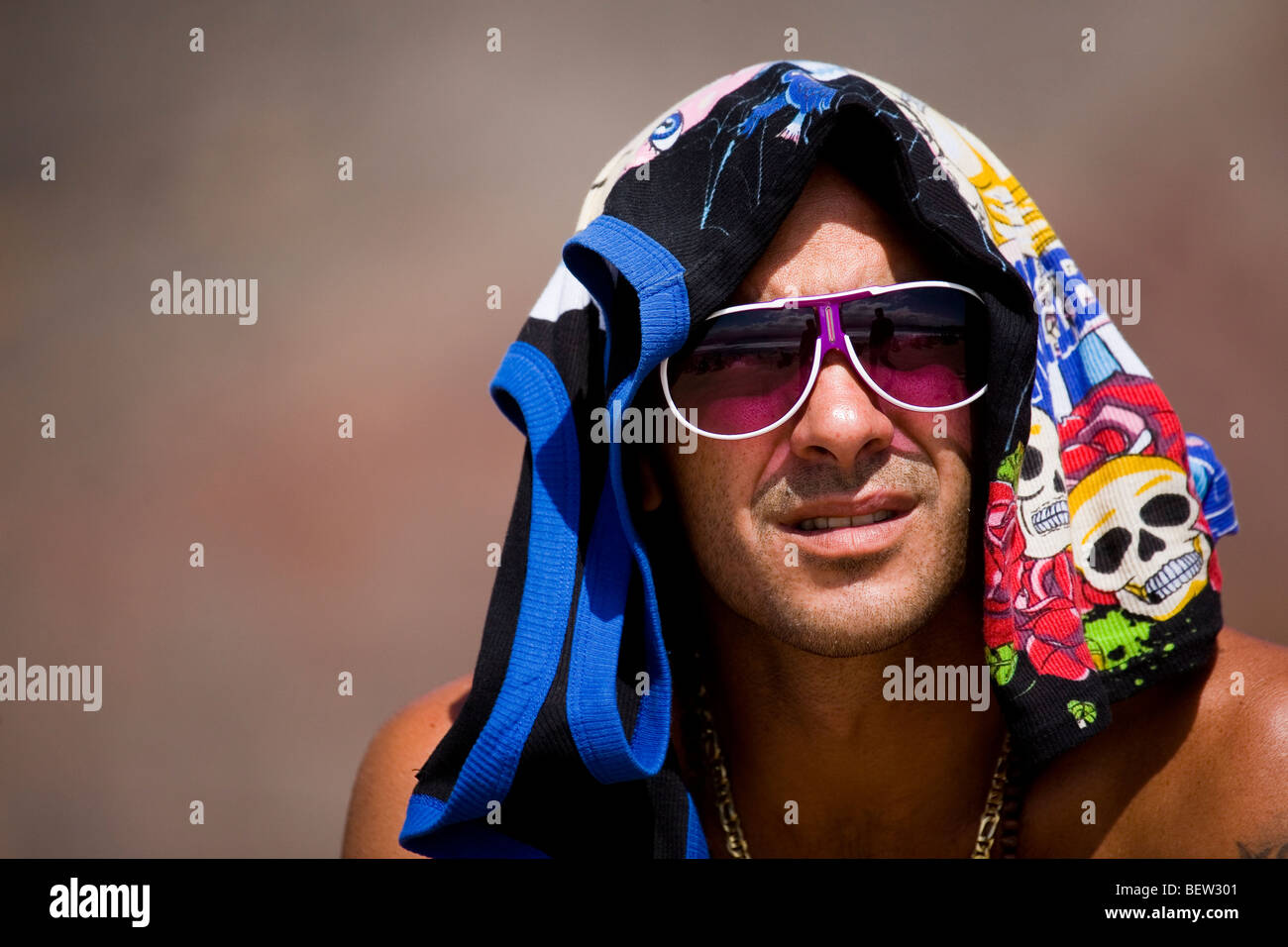 Portrait of a man at a surfing competition Stock Photo - Alamy
