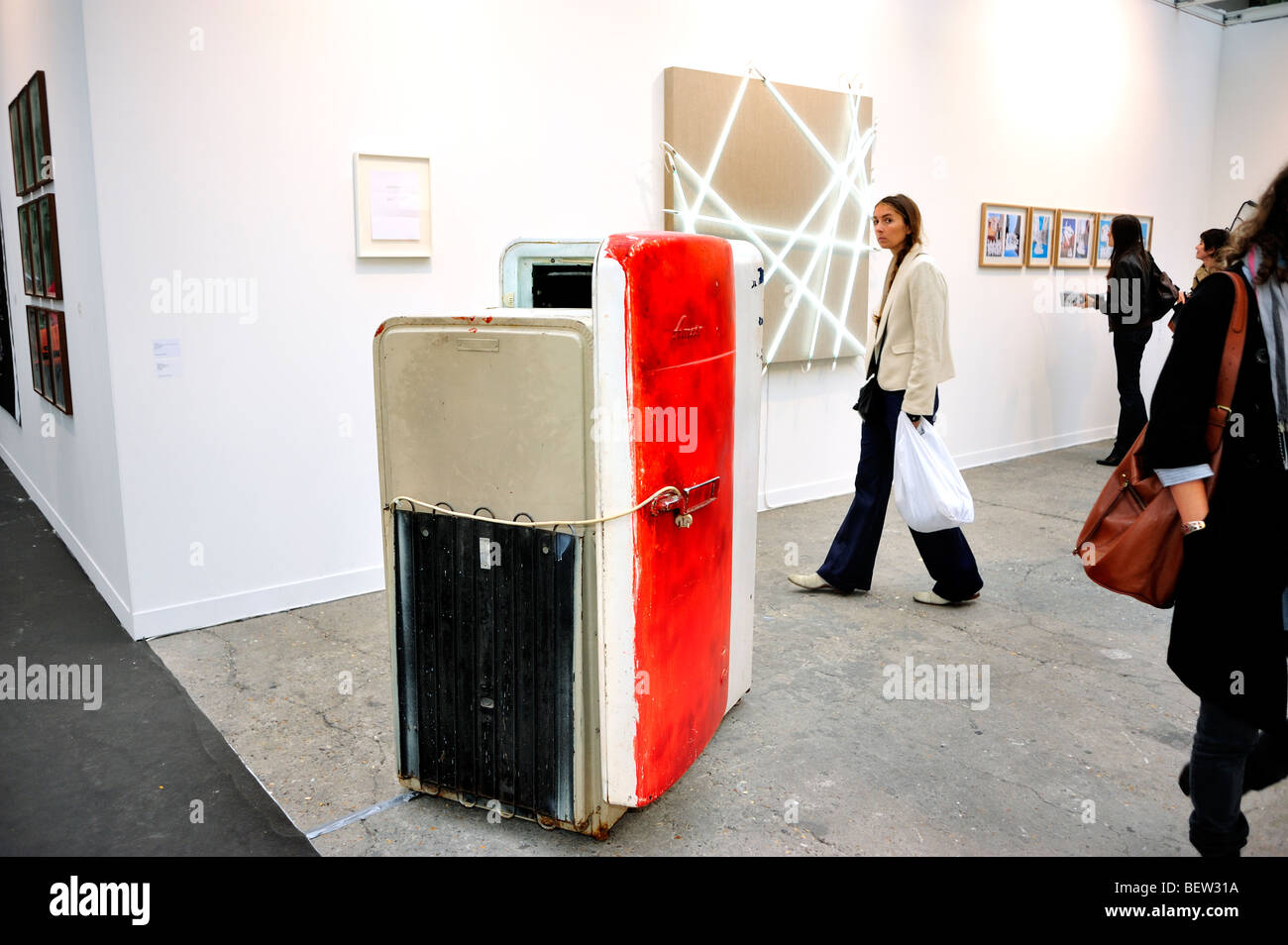 Paris, France, People Visiting Annual Contemporary Arts Show, FIAC ...
