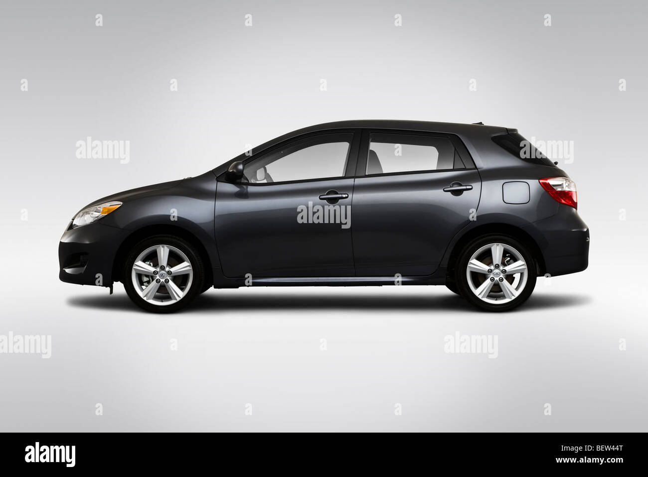 2010 Toyota Corolla Matrix S in Gray - Drivers Side Profile Stock Photo ...