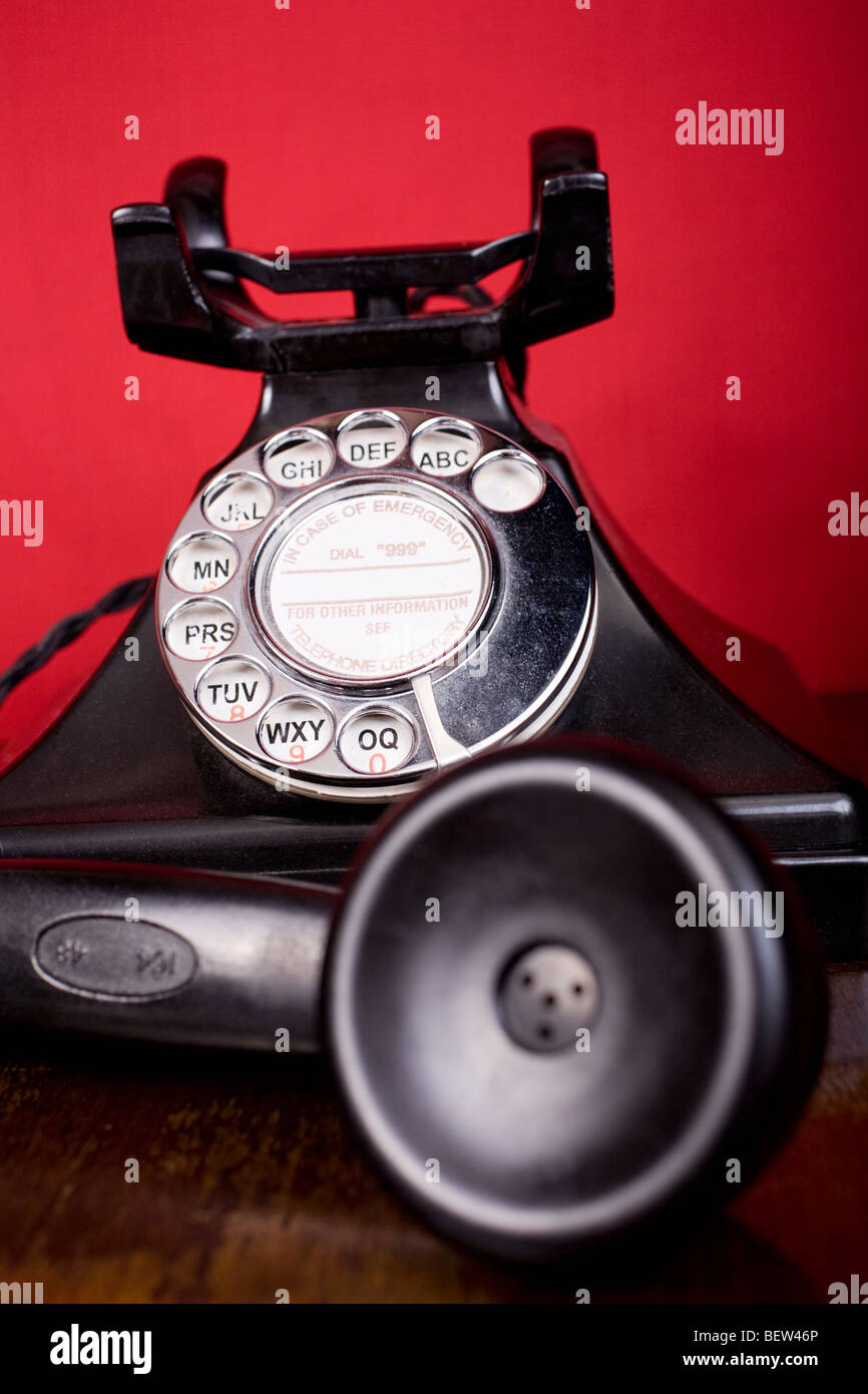 Bakelite telephone 1940's hi-res stock photography and images - Alamy