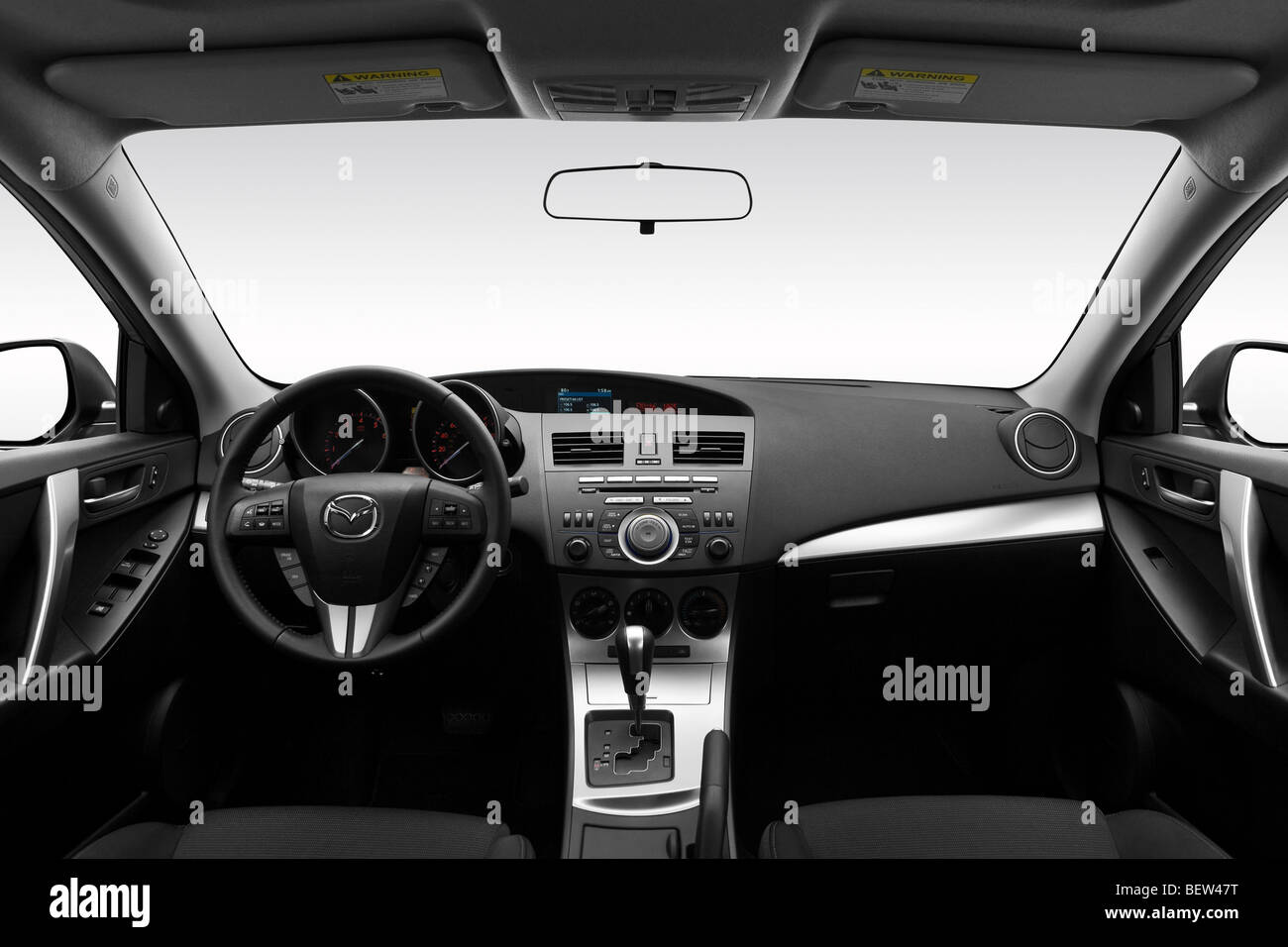 2010 Mazda MAZDA3 s Sport in Silver - Dashboard, center console, gear ...