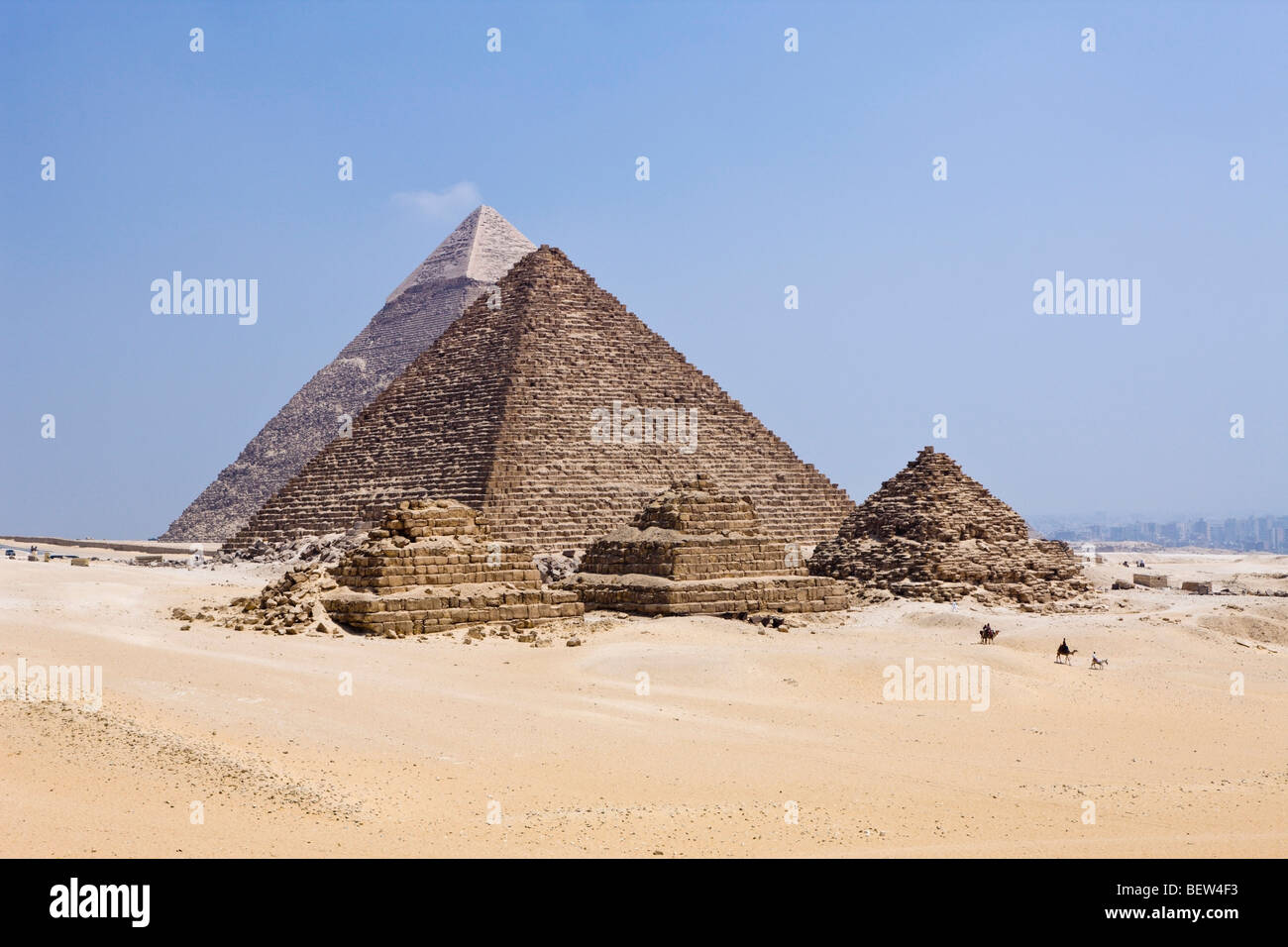 Pyramids of Giza, Cairo, Egypt Stock Photo - Alamy