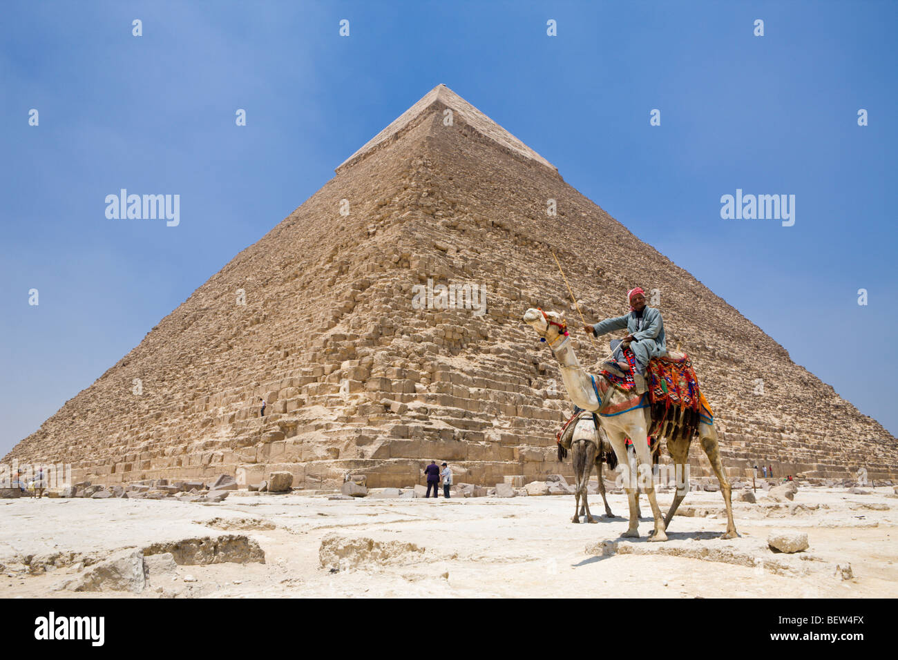 Pyramid of Khafra, Cairo, Egypt Stock Photo - Alamy