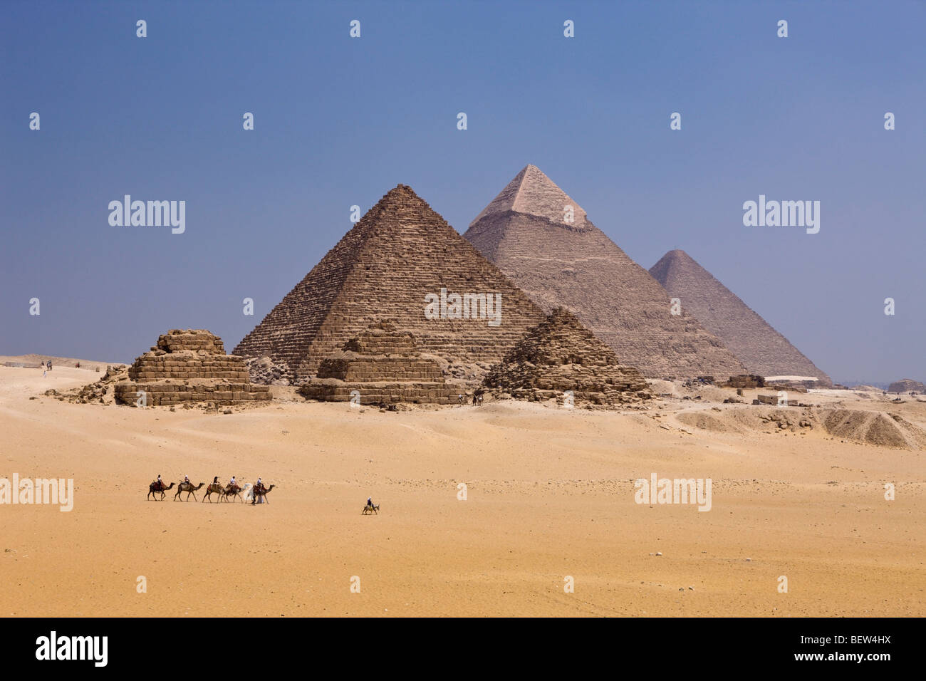Pyramids of Giza, Cairo, Egypt Stock Photo - Alamy
