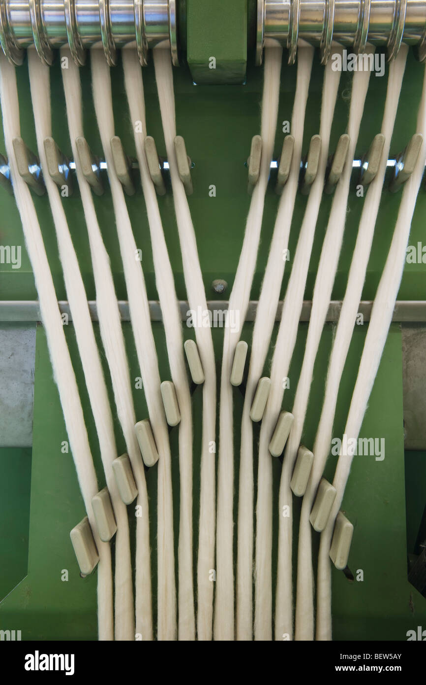 Spinning factory machinery Stock Photo - Alamy