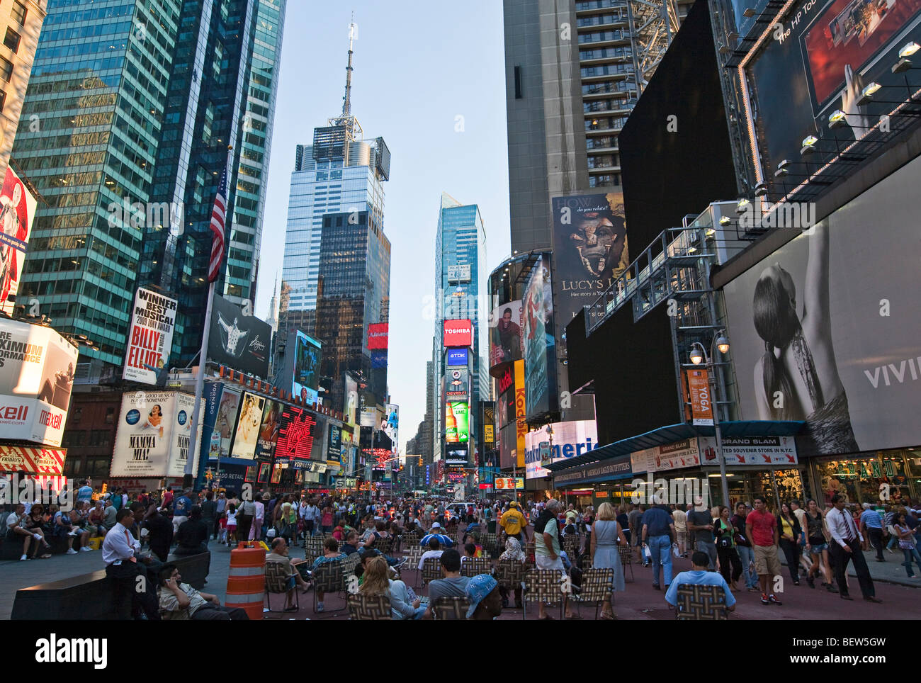 U.S.A., New York,Manhattan,people in Times Square area Stock Photo - Alamy