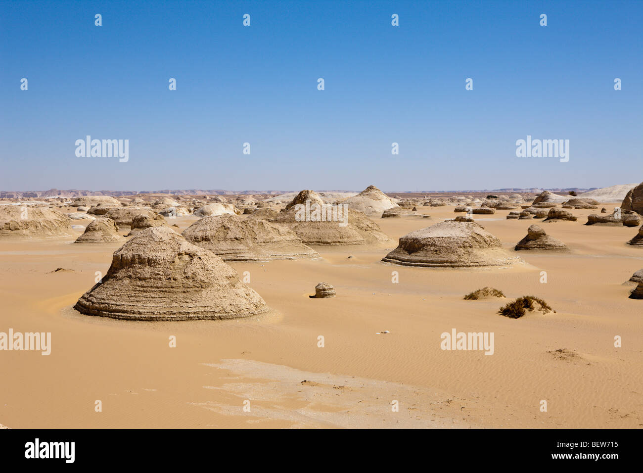 Cone Formations of Limestone in White Desert National Park, Libyan ...