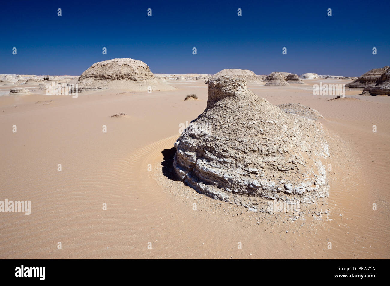 Cone Formations of Limestone in White Desert National Park, Libyan ...