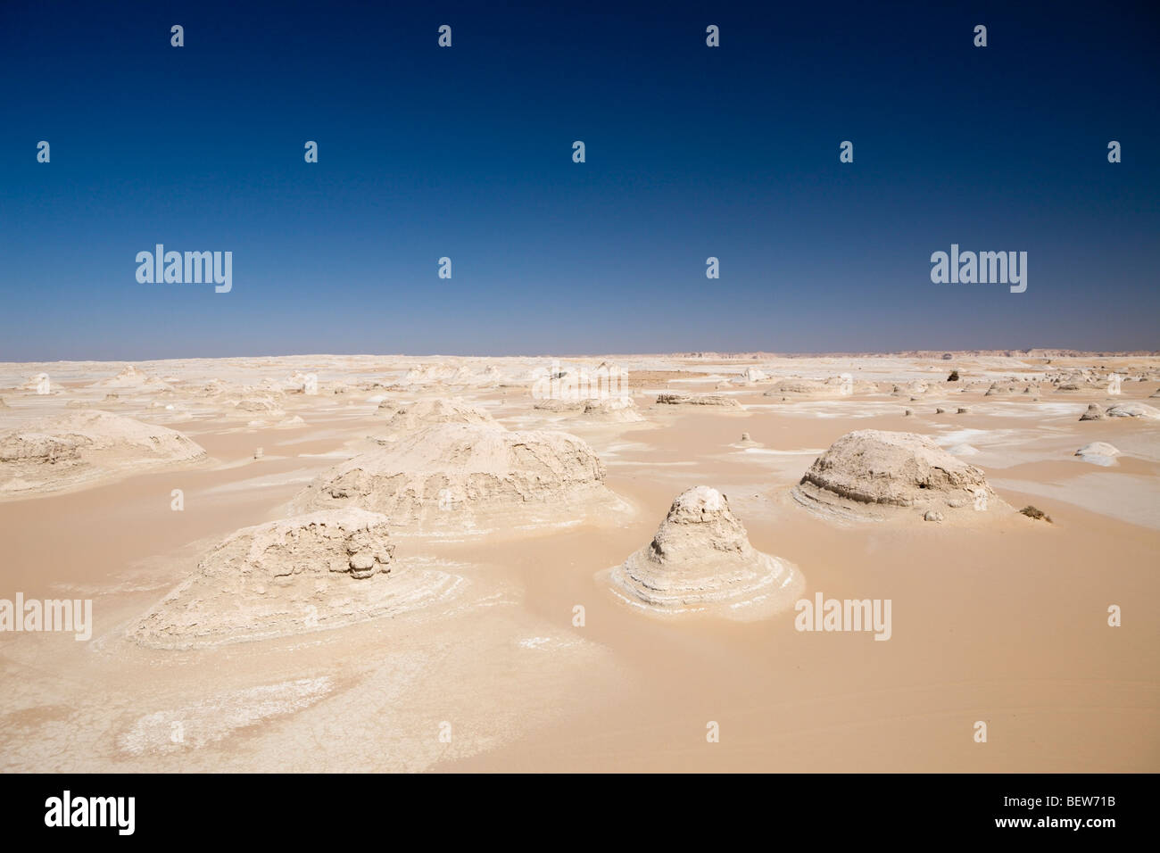 Cone Formations of Limestone in White Desert National Park, Libyan ...
