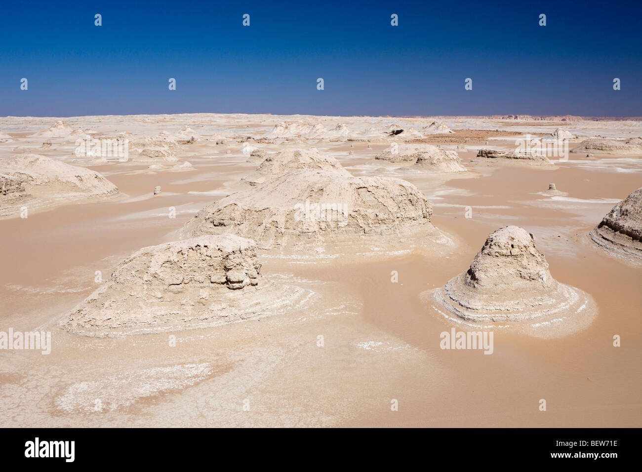 Cone Formations of Limestone in White Desert National Park, Libyan ...