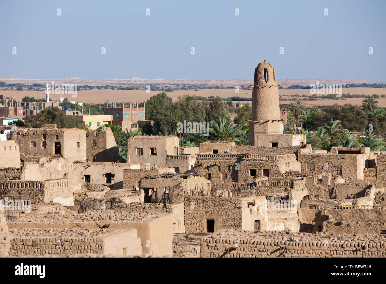 Old Town El Qasr in Dakhla Oasis, Libyan Desert, Egypt Stock Photo - Alamy