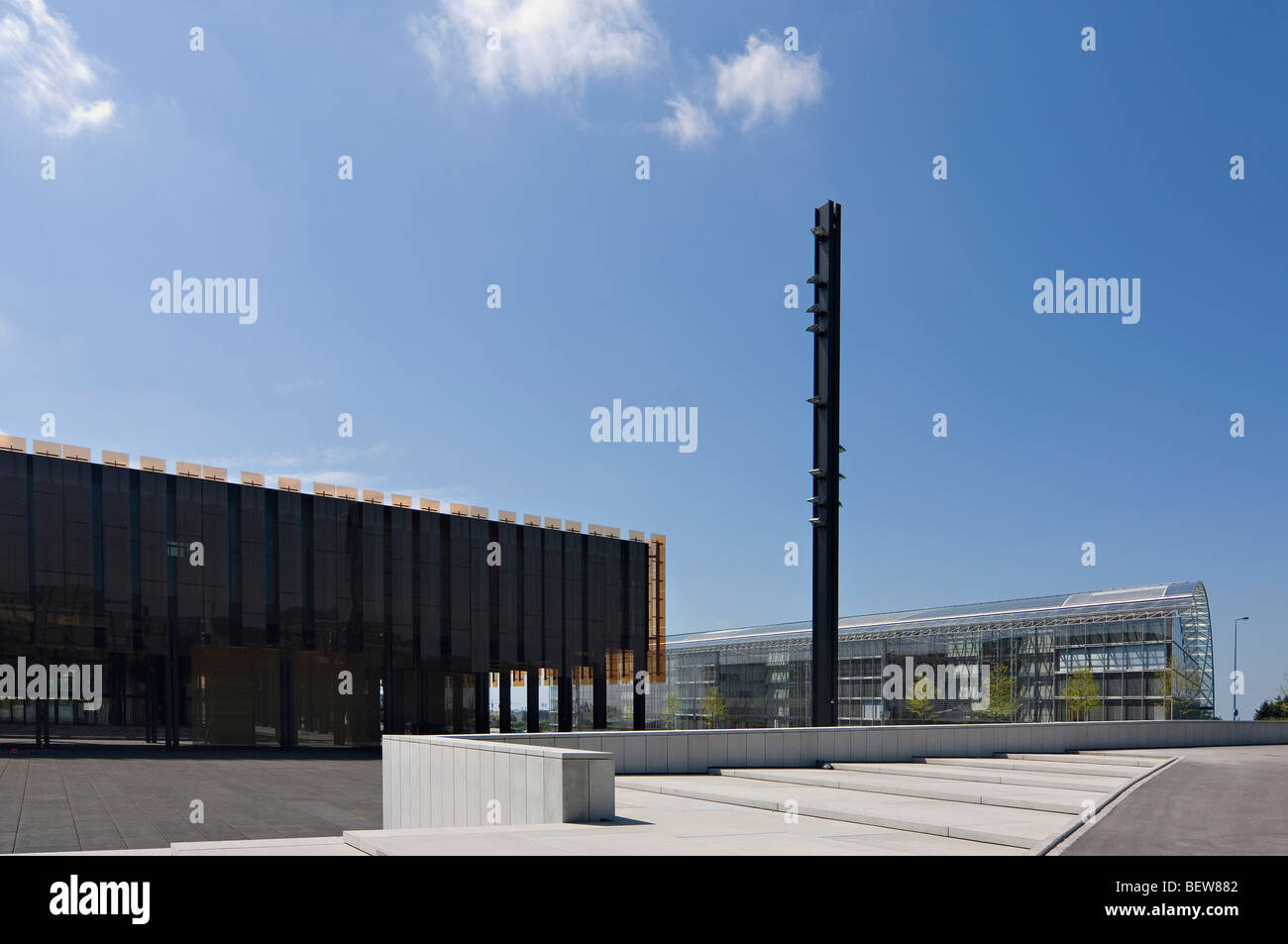 European Investment Bank Glass Front High Resolution Stock Photography ...