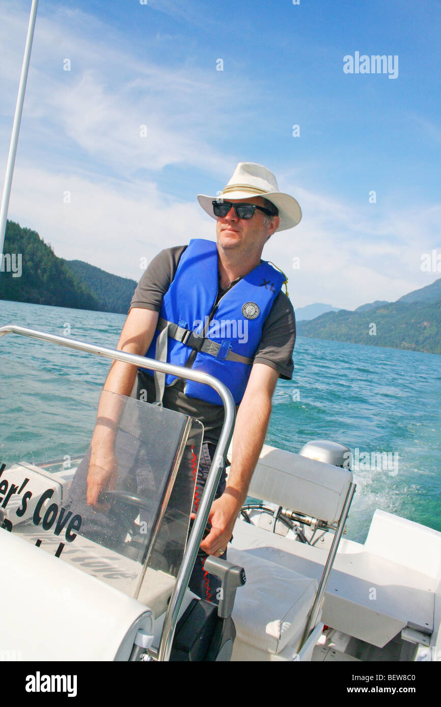 male speedboat racing Stock Photo - Alamy