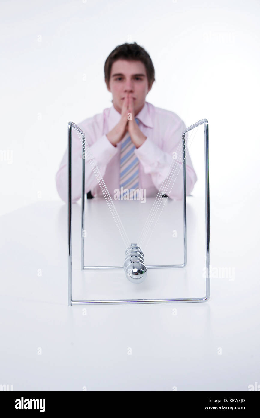 Newtons cradle number hi-res stock photography and images - Alamy