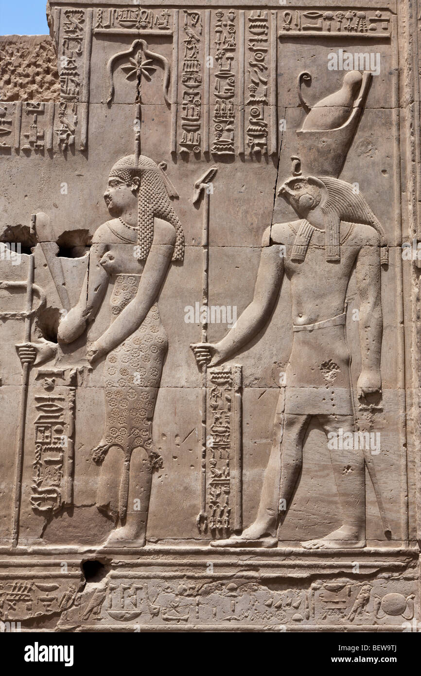 Kom ombo relief hi-res stock photography and images - Alamy