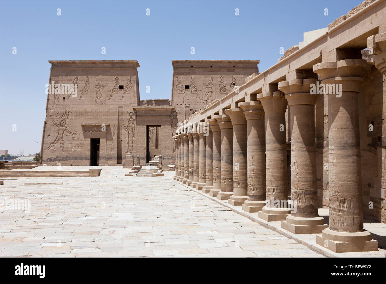 Temple of isis hi-res stock photography and images - Alamy