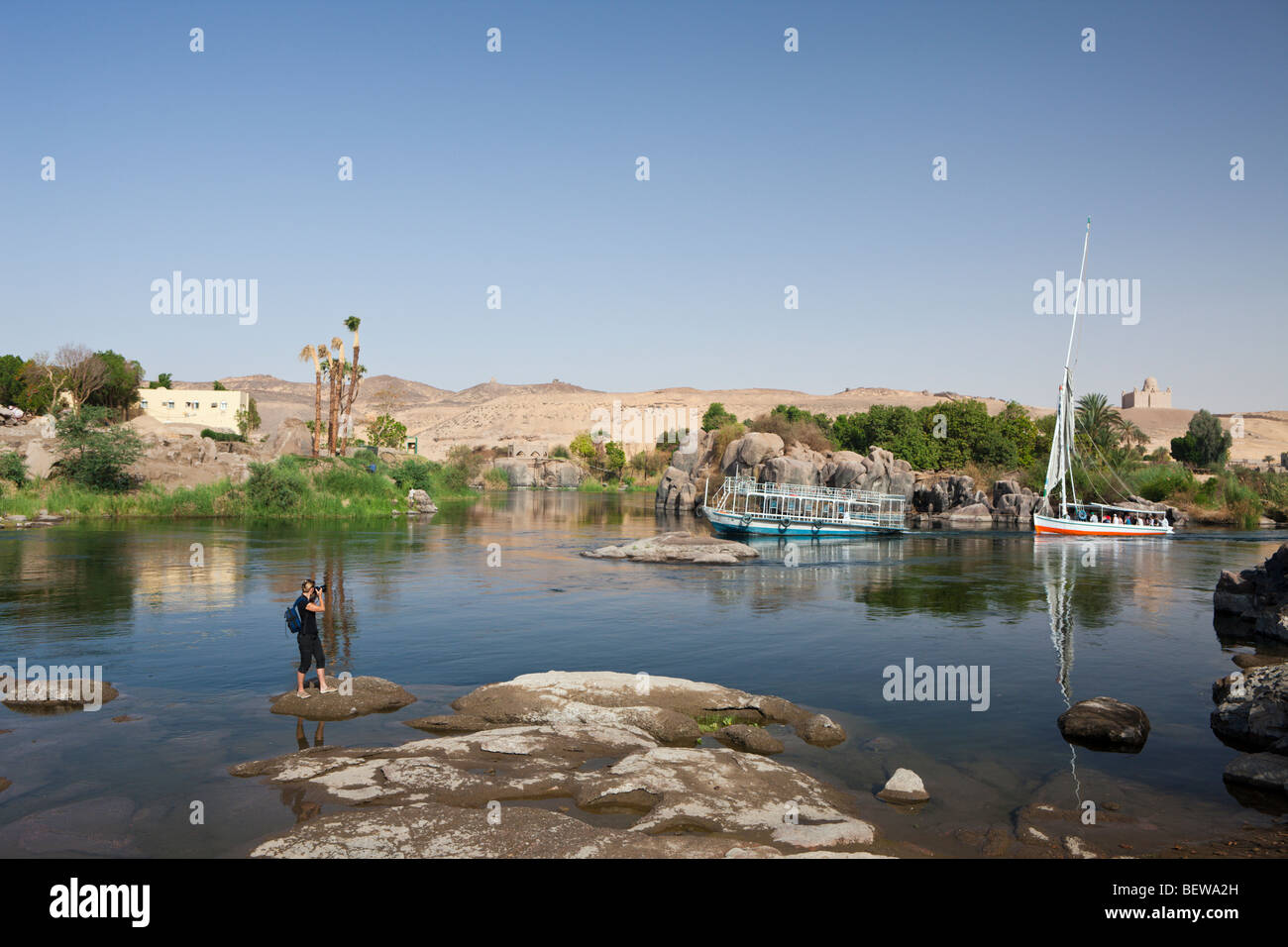 Nile River Cataract, Aswan, Egypt Stock Photo - Alamy