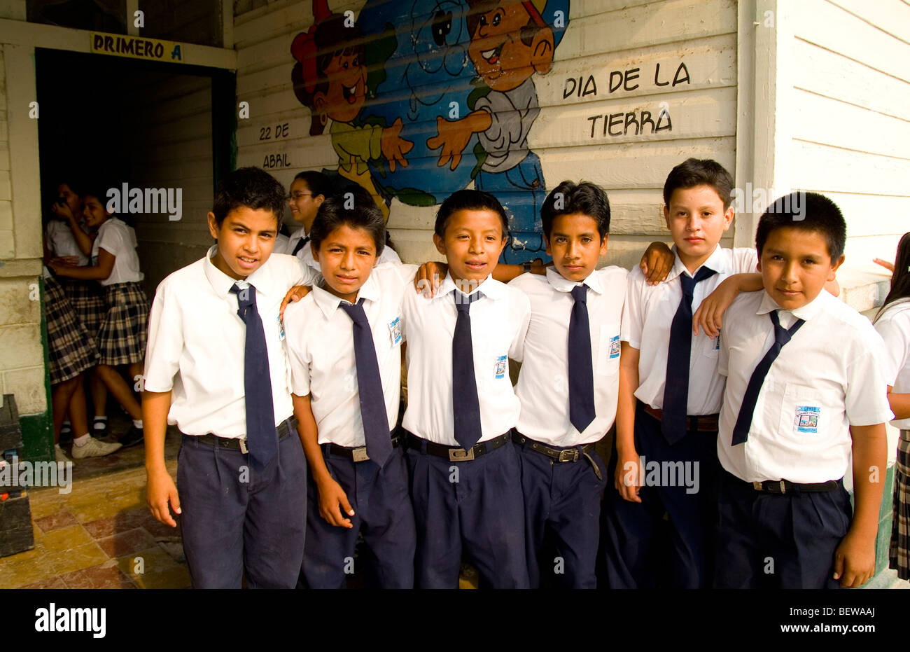 pupils in Guatemala Stock Photo - Alamy
