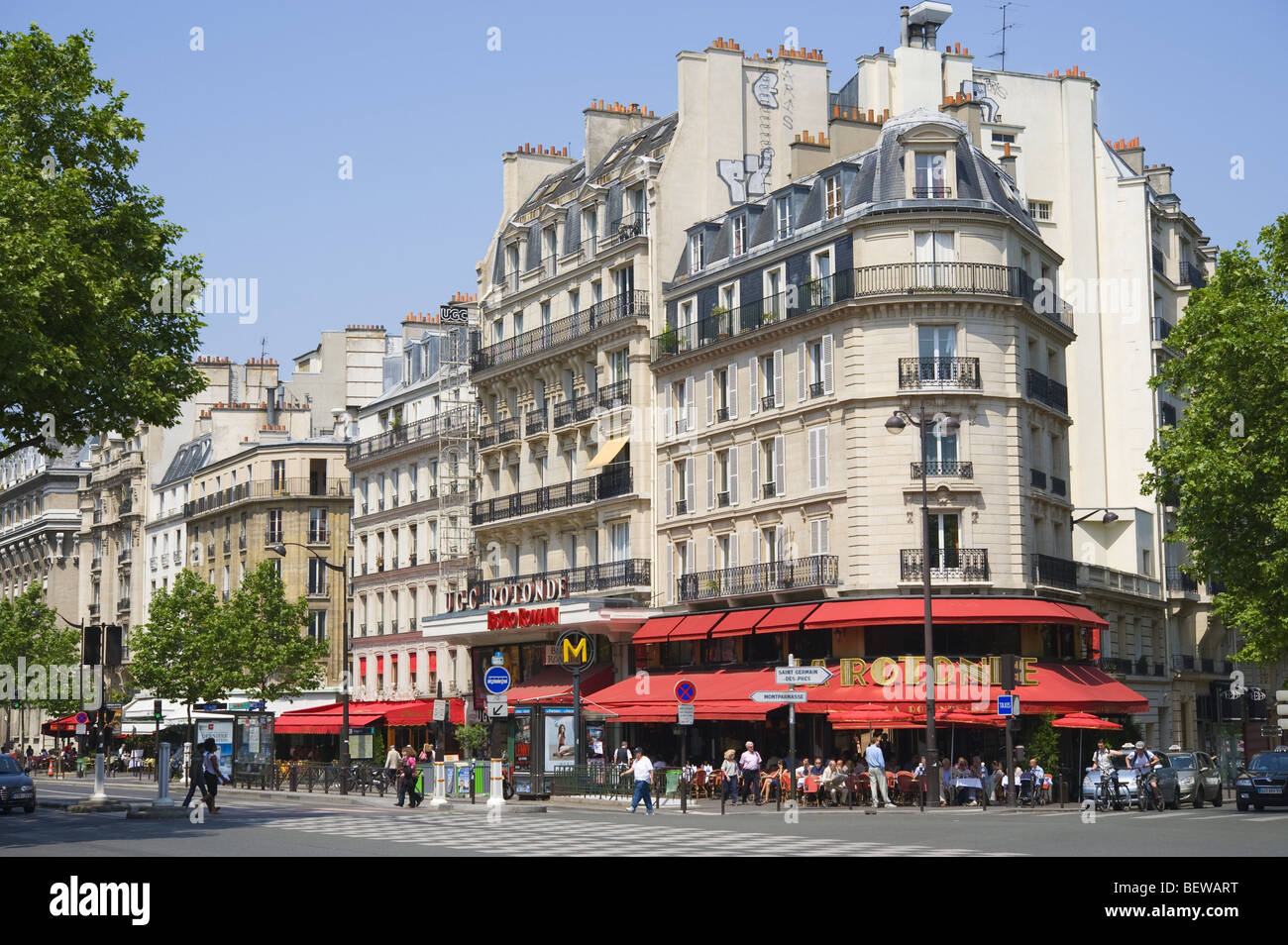 Boulevard De Montparnasse Paris High Resolution Stock Photography and ...