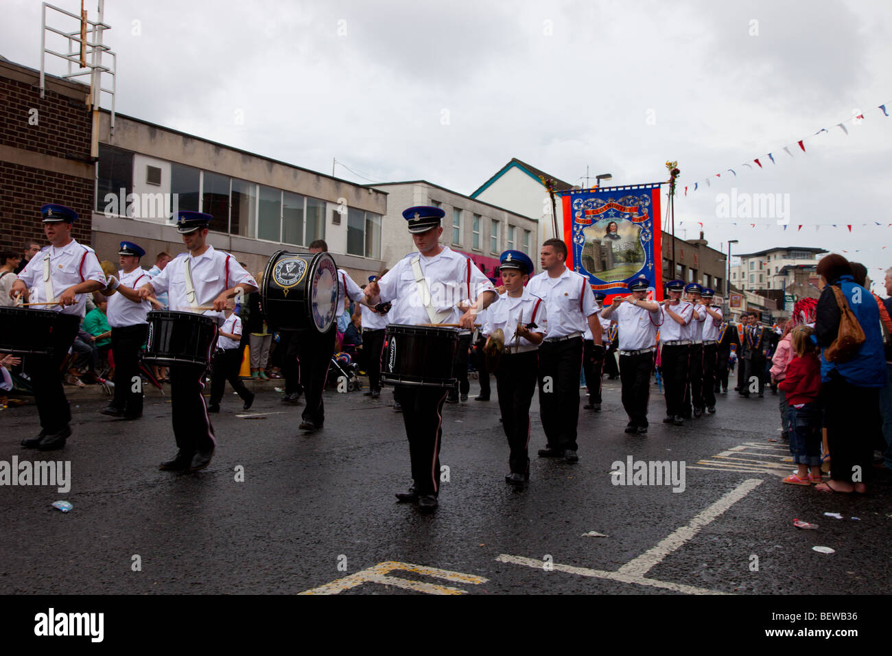 Northern ireland band parade hi-res stock photography and images - Alamy