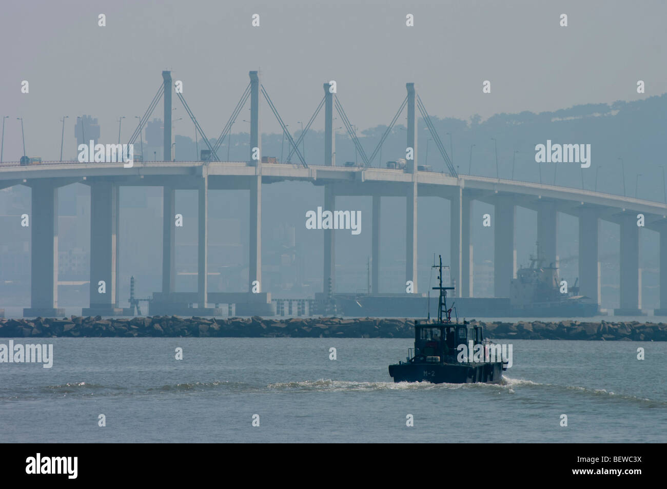 bridge in dust, Macao, China Stock Photo - Alamy