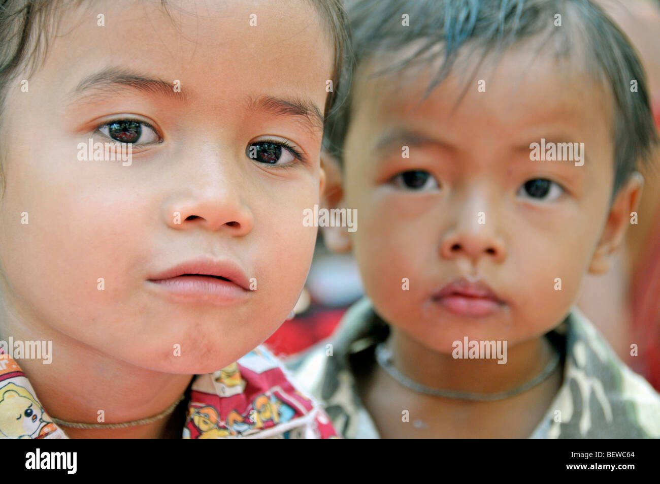 two asian children, portrait Stock Photo - Alamy